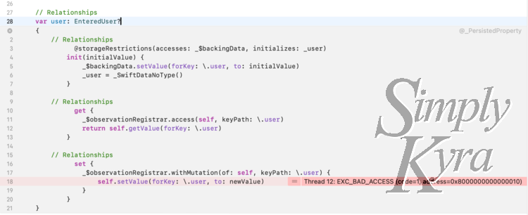 Swiftdata Solving Fatal Errors And Excbadaccess While Handling Entities On Different Threads