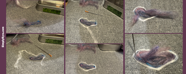 A Cozy Repair: Mending My Soul Seat with Wool Roving